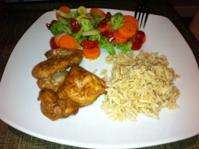 Orange Cumin Chicken and Rice - Crazy Girl Eats